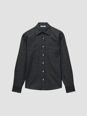 Prada Checked Wool Shirt
