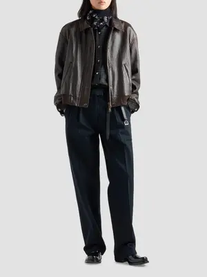Prada Checked Wool Shirt