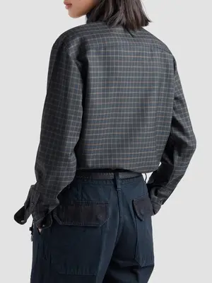 Prada Checked Wool Shirt