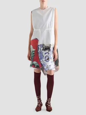 Prada Printed Compact Fabric Dress