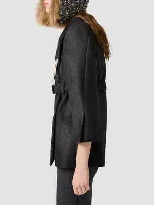 Miu Miu Double-breasted Double Wool Jacket