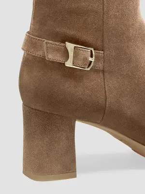 Santoni Elly 65mm Suede Ankle Boots