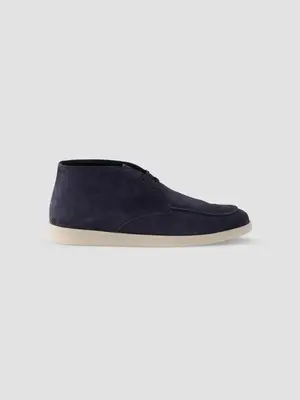 Prada Suede Chukka Boots - Blue
