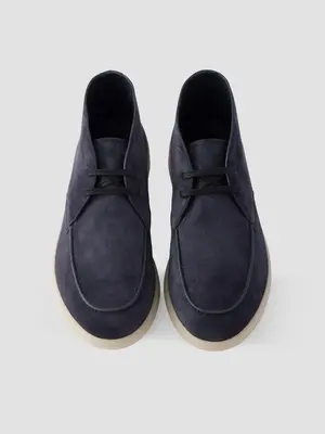 Prada Suede Chukka Boots - Blue