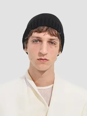Bottega Veneta Classic Wool Knit Beanie