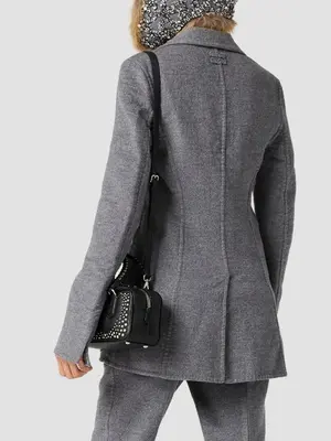 Miu Miu Single-breasted Double Wool Jacket