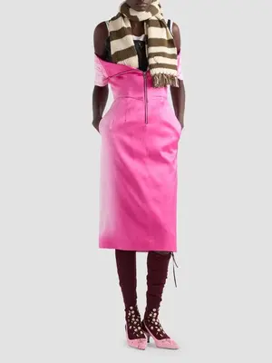 Prada Washed Duchesse Dress