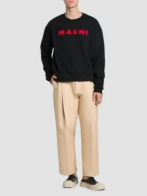Marni Logo Crewneck Sweatshirt