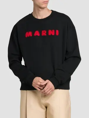 Marni Logo Crewneck Sweatshirt