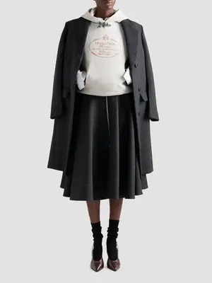 Prada Cotton Fleece Hoodie