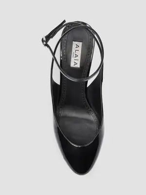 Alaïa 90mm Patent Leather Pumps