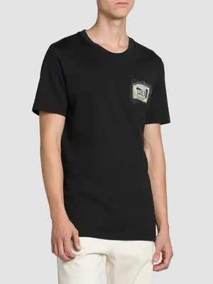 Marni Collage Logo Cotton Crewneck T-shirt