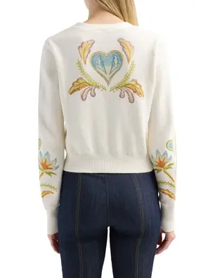 Cinq À Sept Nikko Cotton Heirloom Cardigan