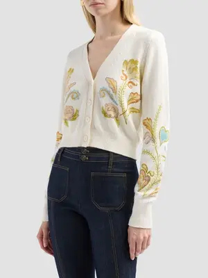 Cinq À Sept Nikko Cotton Heirloom Cardigan
