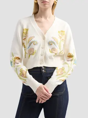 Cinq À Sept Nikko Cotton Heirloom Cardigan