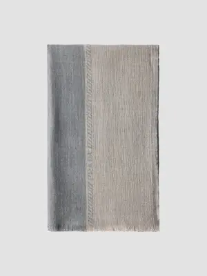 Prada Wool And Silk Stole - Grey