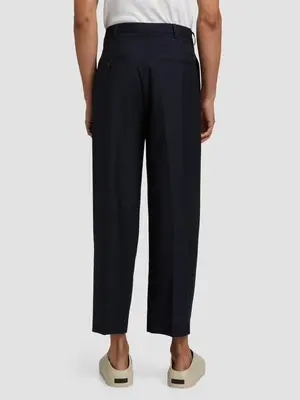 Marni Pleated Tropical Wool Pants