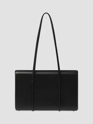 Carolina Herrera Luci Leather Shoulder Bag - Black