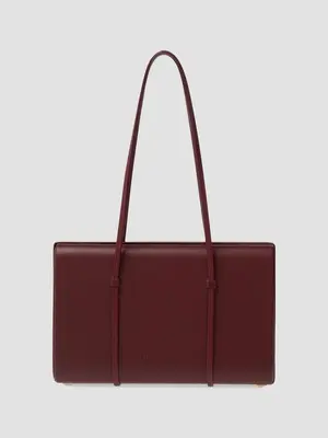 Carolina Herrera Luci Leather Shoulder Bag - Rioja