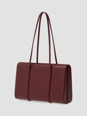 Carolina Herrera Luci Leather Shoulder Bag - Rioja
