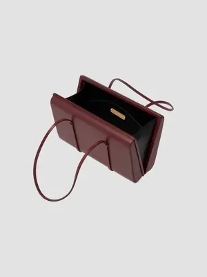 Carolina Herrera Luci Leather Shoulder Bag - Rioja