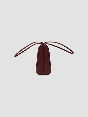 Carolina Herrera Luci Leather Shoulder Bag - Rioja