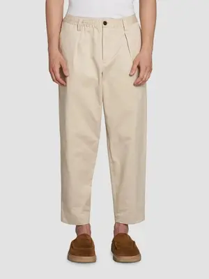 Marni Cotton Gabardine Crop Trousers