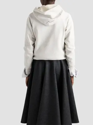 Prada Single Breasted Double Wool Coat