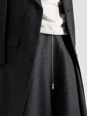 Prada Single Breasted Double Wool Coat
