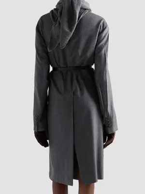 Prada Single-breasted Cashmere And Wool Coat