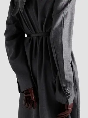 Prada Single-breasted Cashmere And Wool Coat