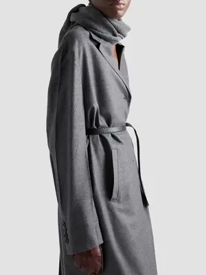 Prada Single-breasted Cashmere And Wool Coat