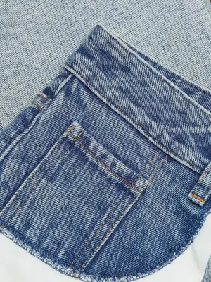 MAISON MARGIELA Reversed Five-pocket Straight-leg Jeans - Medium Blue