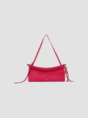 Alaïa Le Click Leather Shoulder Bag Framboise