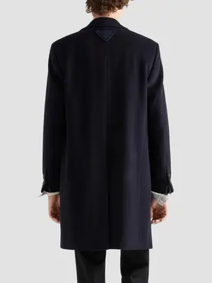 Prada Single-breasted Wool And Cashmere Coat