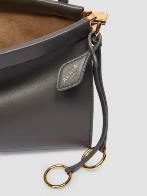 Alaïa Le Click East West Leather Shoulder Bag - Acier