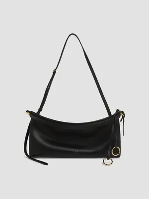Alaïa Le Click East West Leather Shoulder Bag - Noir