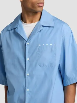 Marni Cotton Poplin Bowling Shirt