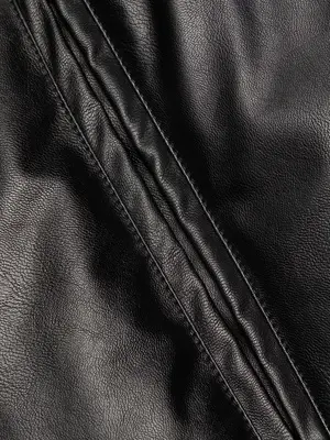 MAISON MARGIELA Faux Leather Down Jacket