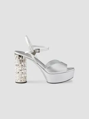 Prada Mordoré Nappa Leather Platform Sandals