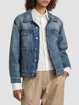 MAISON MARGIELA Denim Button-front Jacket