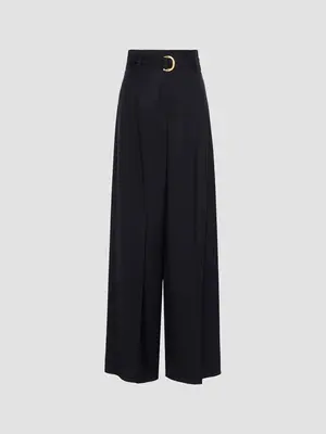 Max Mara High Waisted Woollen Cloth Trousers