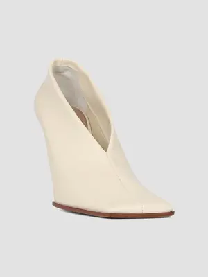 Alaïa 90mm Leather Square-toe Pumps