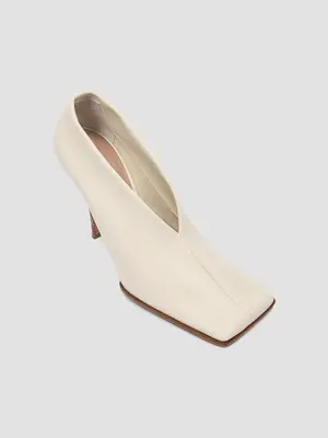 Alaïa 90mm Leather Square-toe Pumps