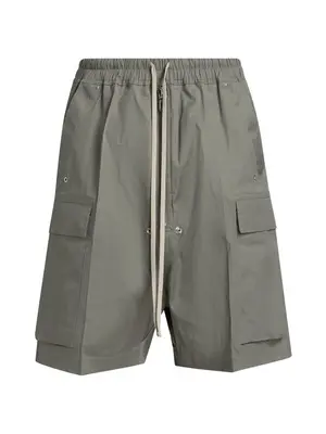 Rick Owens Cargobela Stretch-cotton Shorts