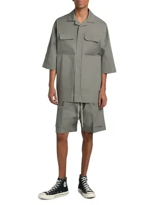 Rick Owens Cargobela Stretch-cotton Shorts