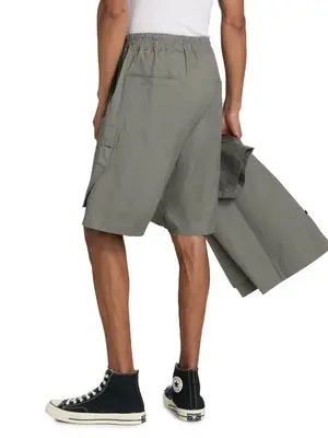 Rick Owens Cargobela Stretch-cotton Shorts