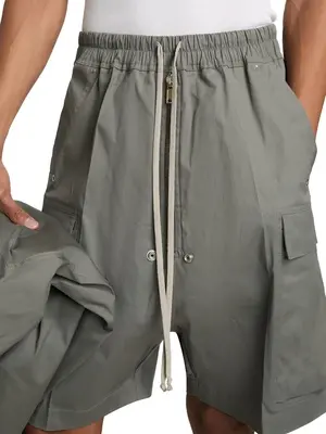 Rick Owens Cargobela Stretch-cotton Shorts