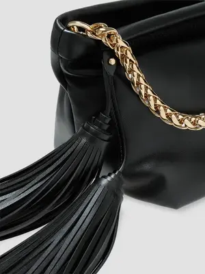 Carolina Herrera Pia Small Leather Clutch - Black