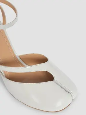 MAISON MARGIELA Tabi 80mm Leather Pumps - Alabaster